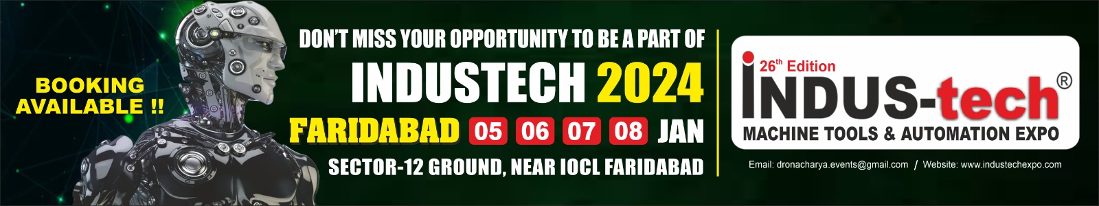 Home - Indus-tech Expo for machine tools & automation